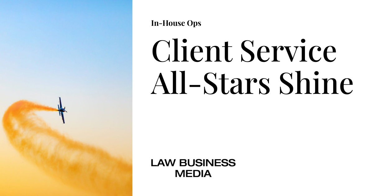Client Service All-Stars Shine | In-House Ops