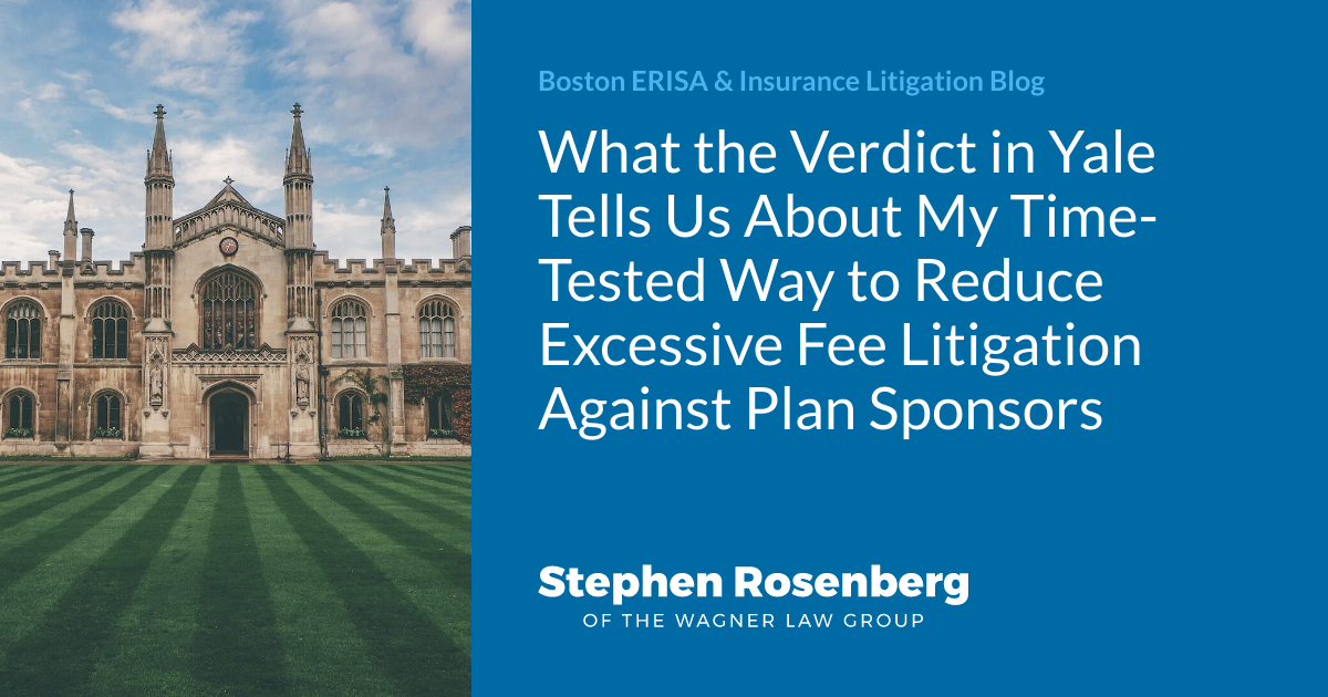 What the Verdict in Yale Tells Us About My Time-Tested Way to Reduce ...