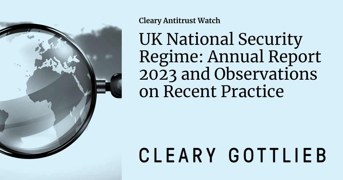 UK National Security Regime: Annual Report 2023 and Observations on ...