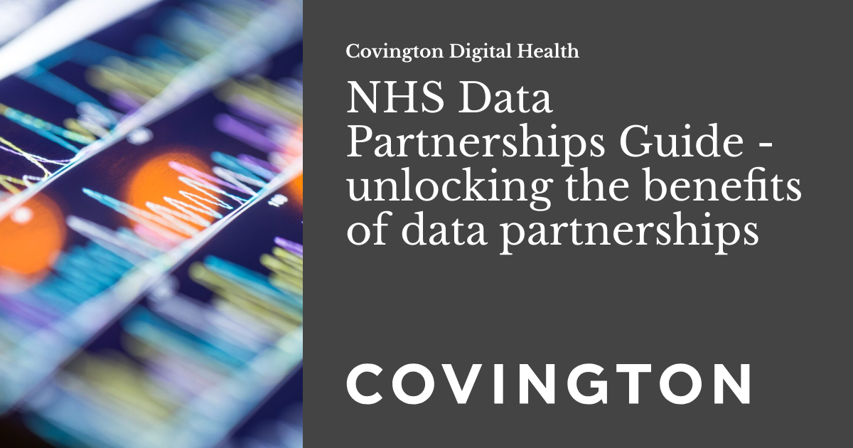 NHS Data Partnerships Guide - unlocking the benefits of data ...