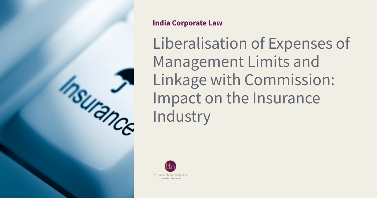 Liberalisation of Expenses of Management Limits and Linkage with ...