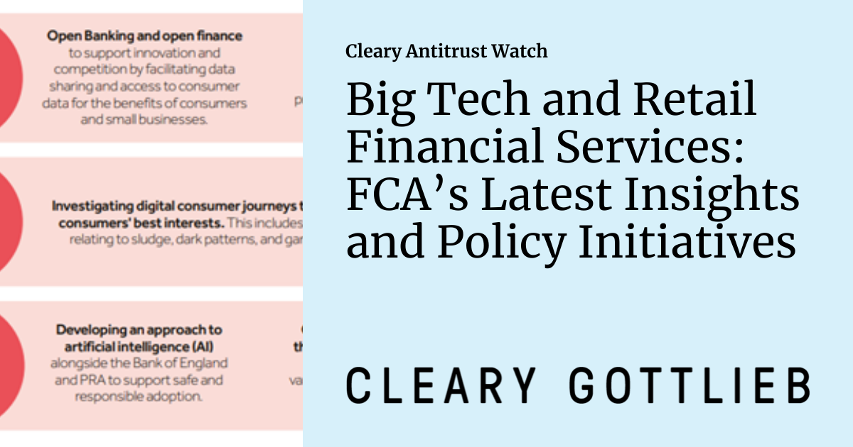 Big Tech and Retail Financial Services: FCA’s Latest Insights and ...