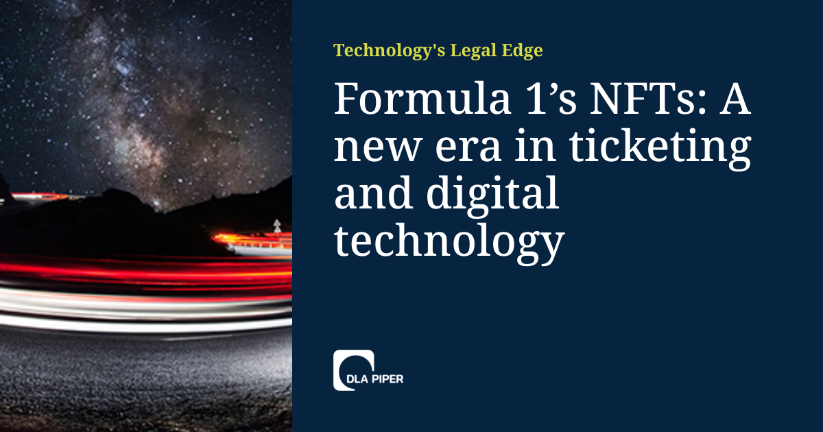 Formula 1’s NFTs: A new era in ticketing and digital technology ...