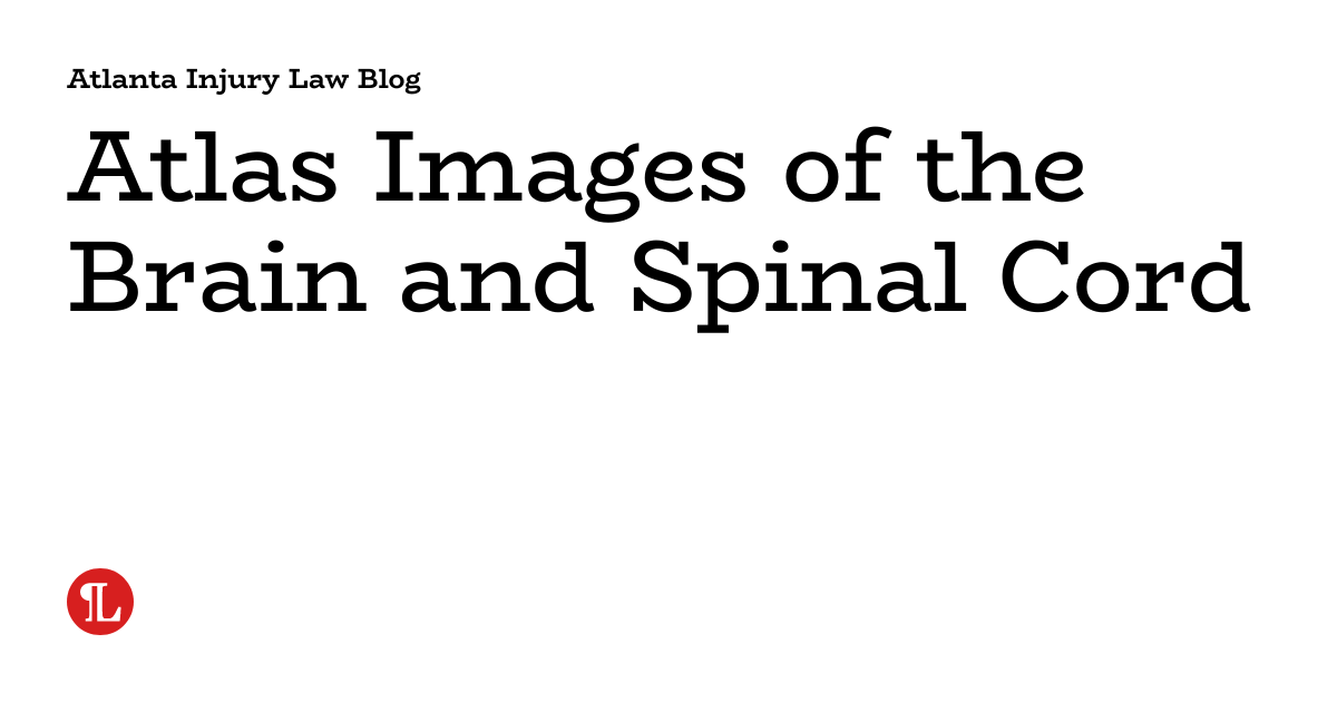 Atlas Images of the Brain and Spinal Cord | Atlanta Injury Law Blog
