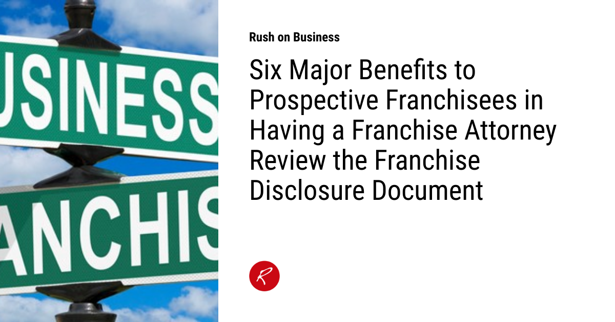 Six Major Benefits to Prospective Franchisees in Having a Franchise ...