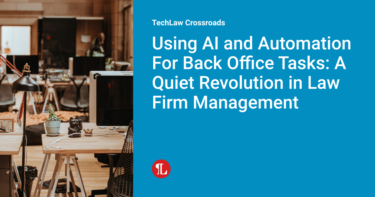 Using AI and Automation For Back Office Tasks: A Quiet Revolution in ...