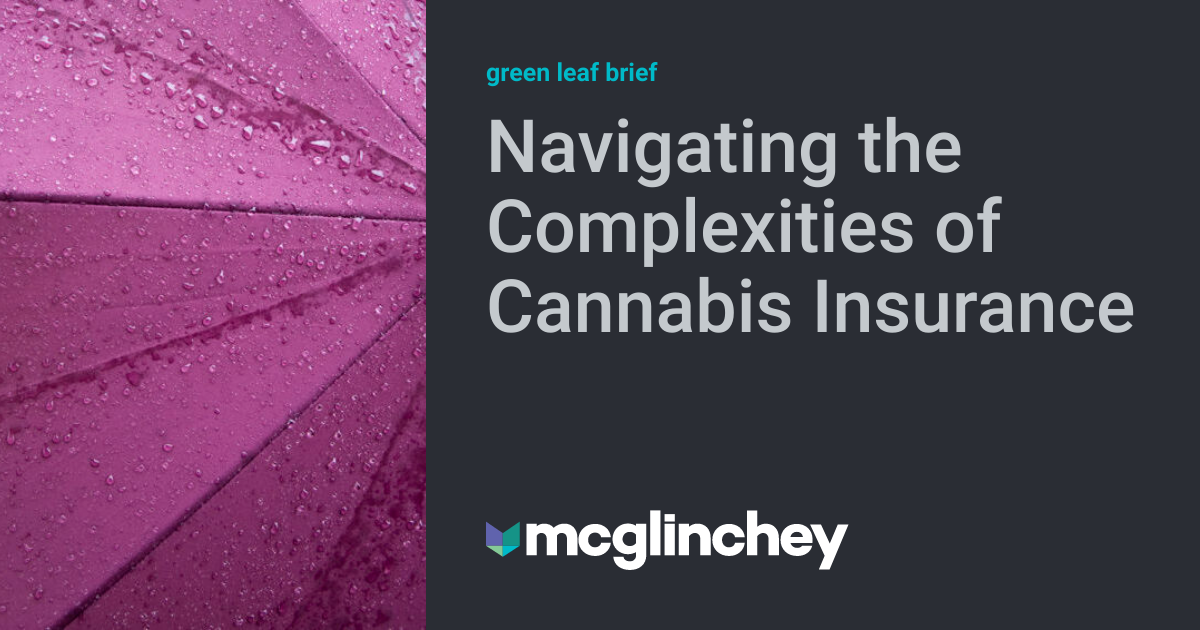 Navigating the Complexities of Cannabis Insurance | green leaf brief