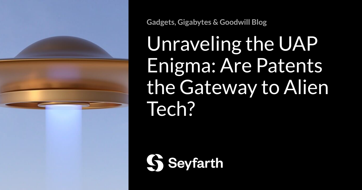 Unraveling the UAP Enigma: Are Patents the Gateway to Alien Tech ...