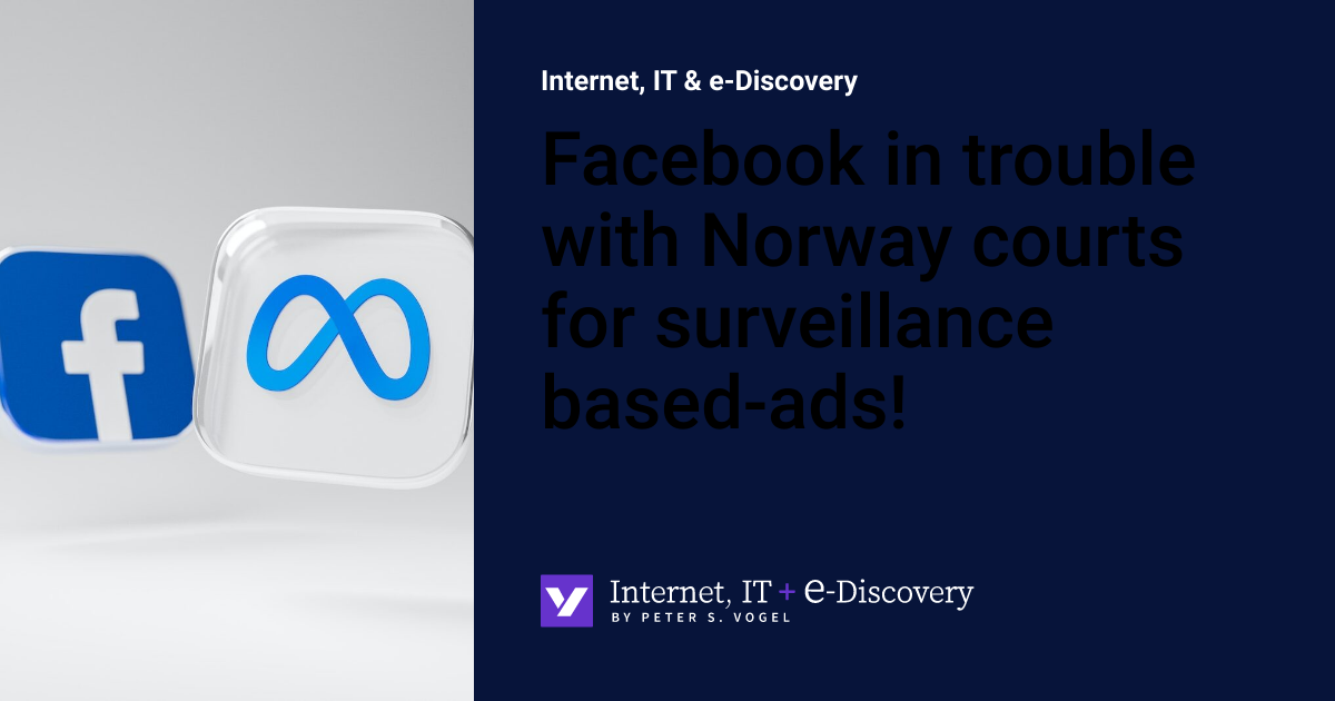 Facebook in trouble with Norway courts for surveillance based-ads ...