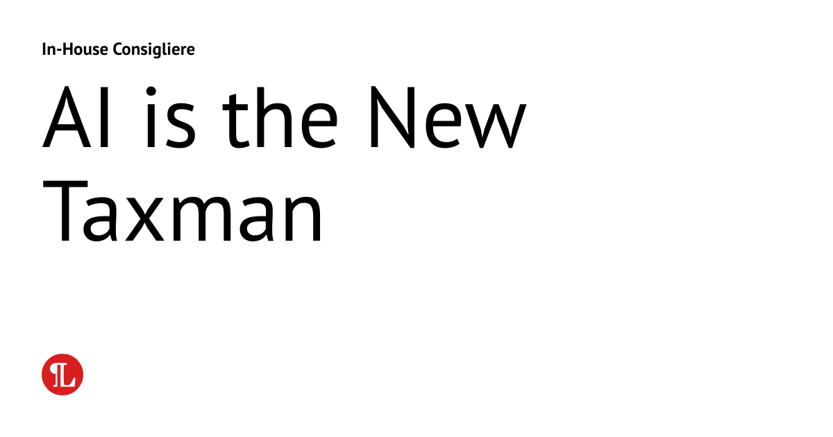 AI is the New Taxman | It's AI All the Time