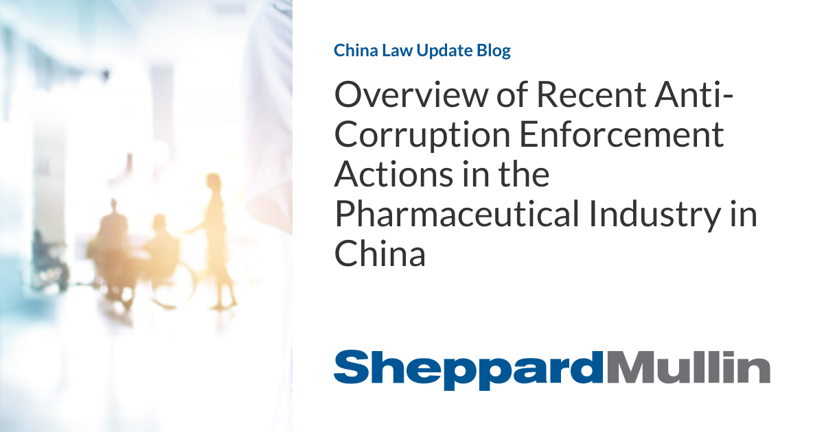 Overview of Recent Anti-Corruption Enforcement Actions in the ...