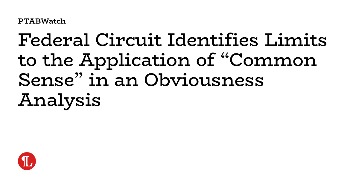 Identifying Limits to the Application of “Common Sense”