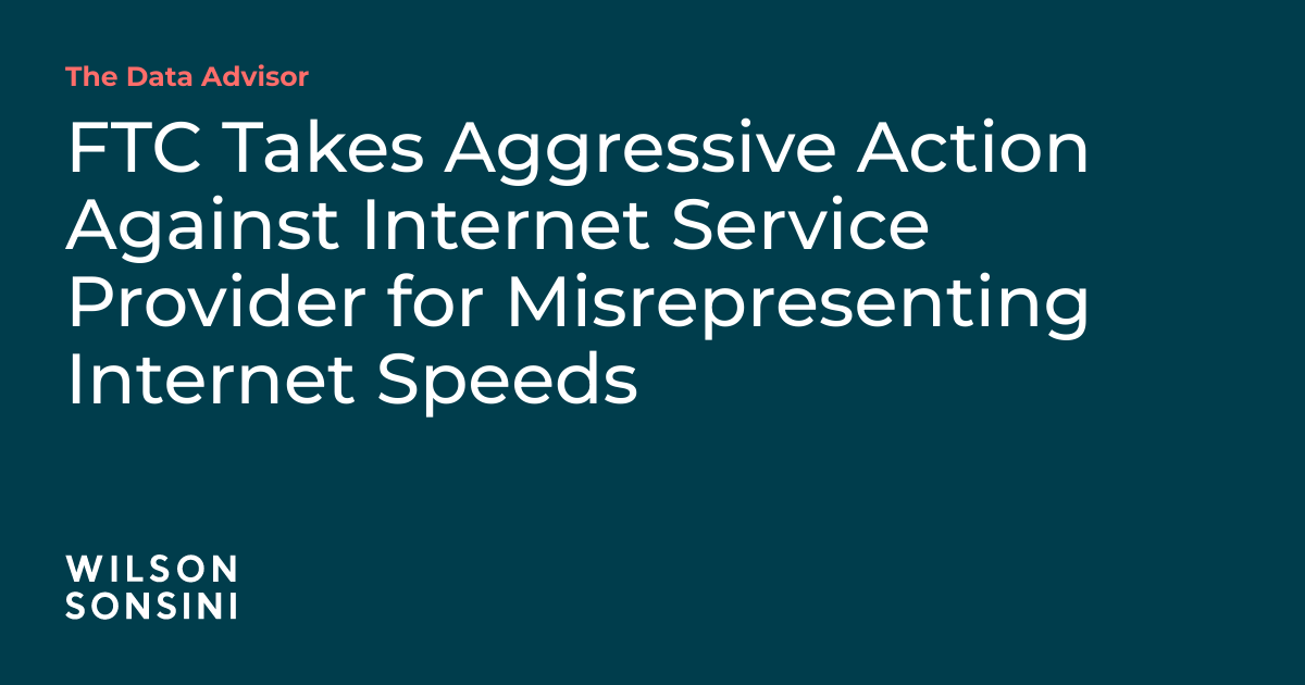 FTC Takes Aggressive Action Against Internet Service Provider for ...