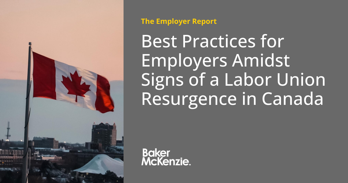 Best Practices for Employers Amidst Signs of a Labor Union Resurgence ...