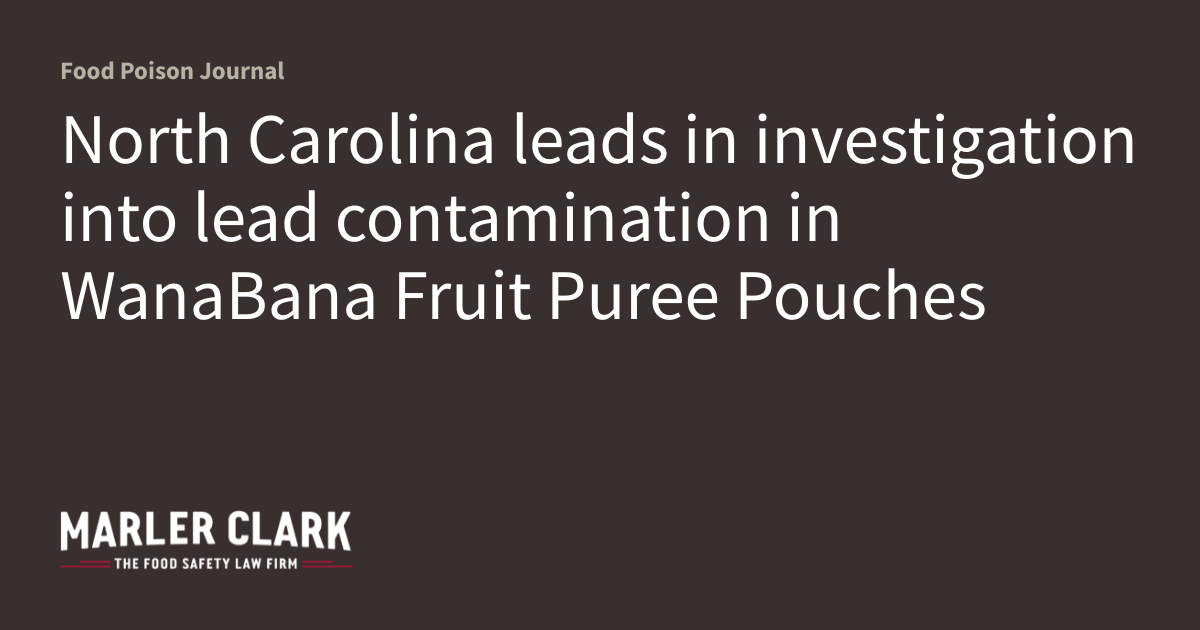 North Carolina leads in investigation into lead contamination in ...