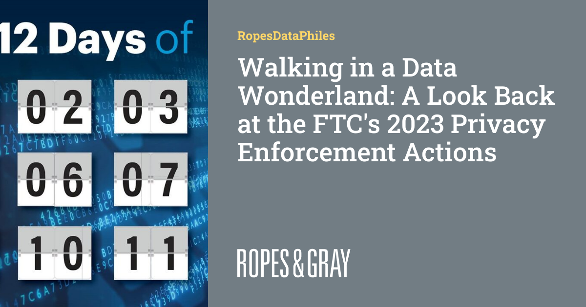 Walking in a Data Wonderland: A Look Back at the FTC's 2023 Privacy ...