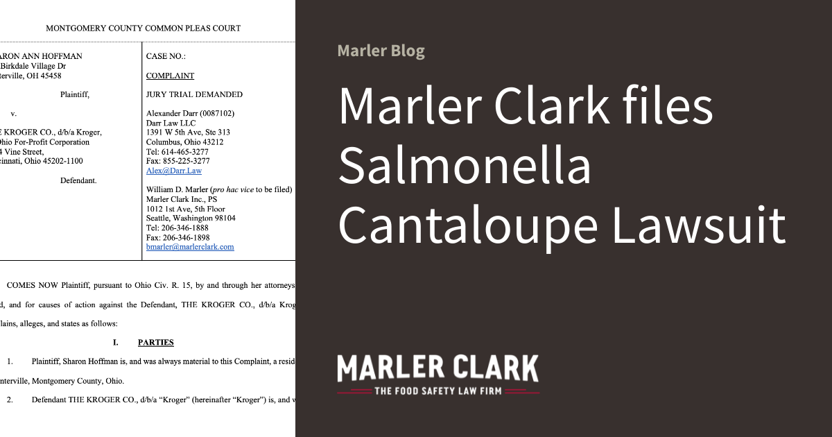 Marler Clark files Salmonella Cantaloupe Lawsuit | Marler Blog
