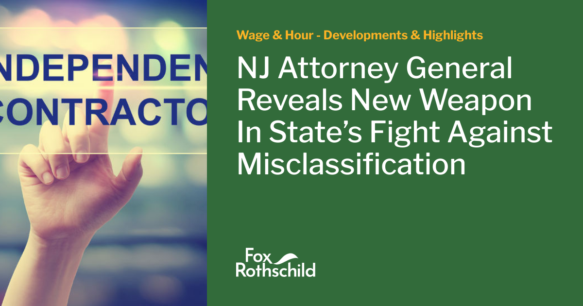 Nj Attorney General Reveals New Weapon In States Fight Against