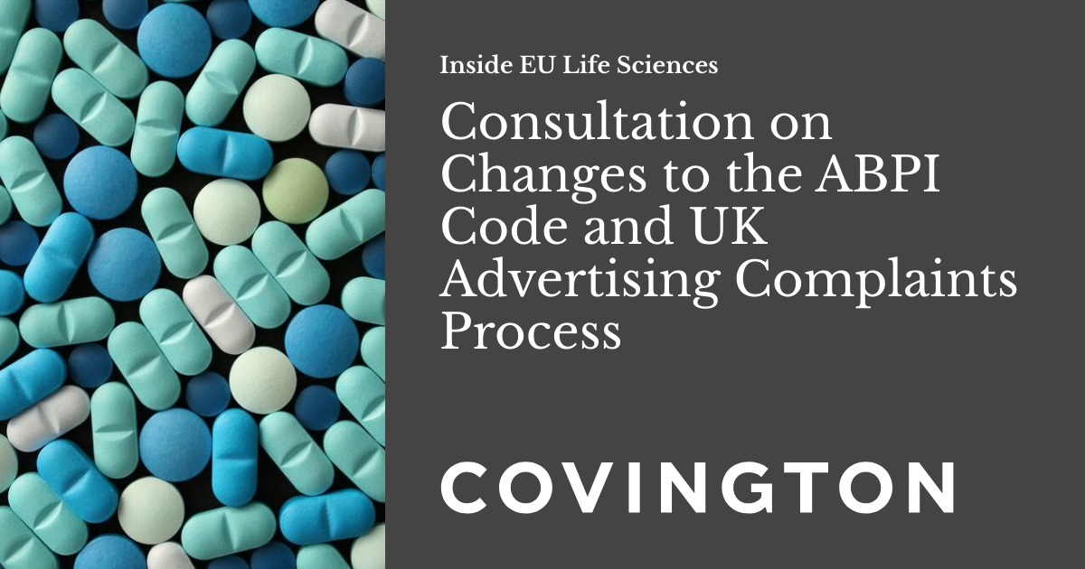 Consultation on Changes to the ABPI Code and UK Advertising Complaints ...