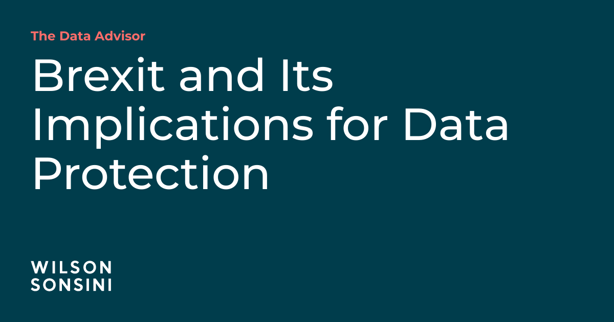 Brexit and Its Implications for Data Protection | The Data Advisor