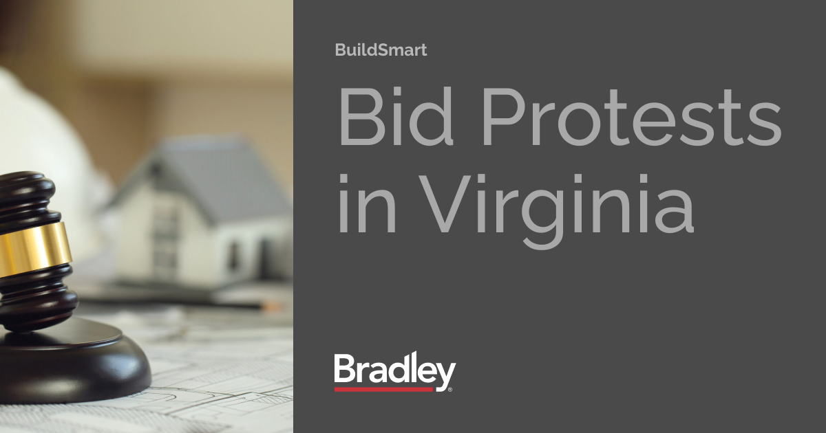 Bid Protests in Virginia | BuildSmart