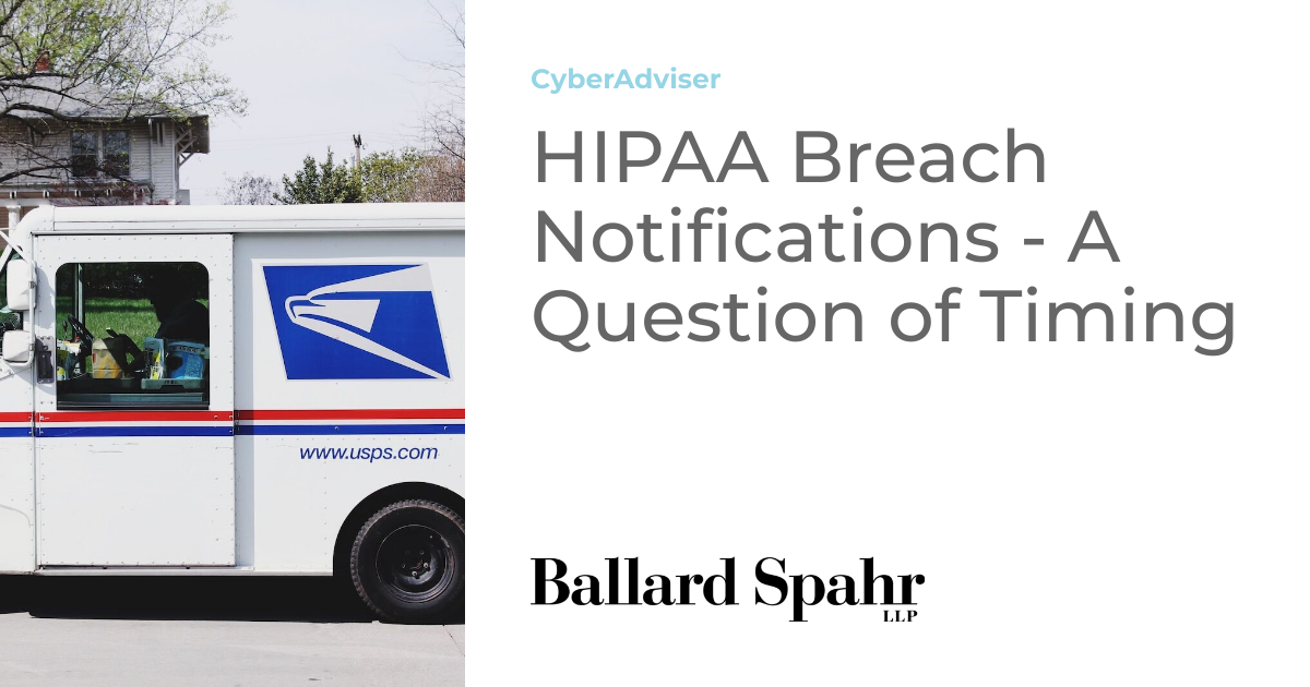 HIPAA Breach Notifications - A Question of Timing | CyberAdviser
