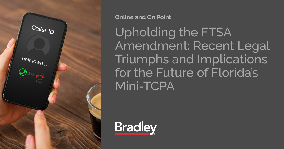 Upholding the FTSA Amendment: Recent Legal Triumphs and Implications ...