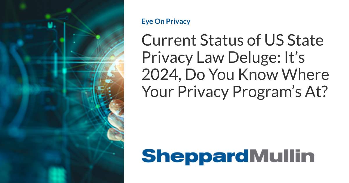 Current Status of US State Privacy Law Deluge: It’s 2024, Do You Know ...