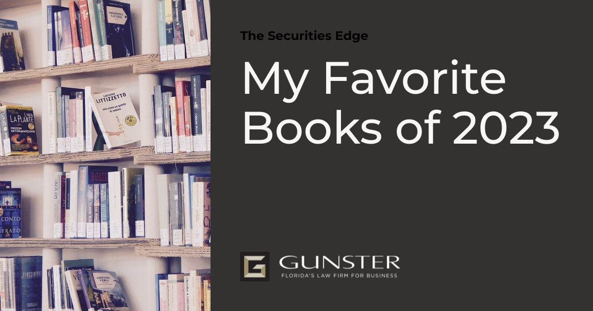 My Favorite Books of 2023 | The Securities Edge