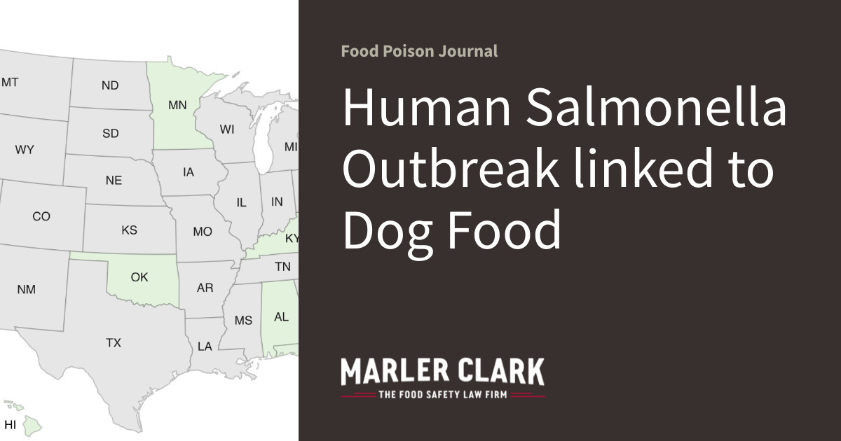 Human Salmonella Outbreak linked to Dog Food | Food Poison Journal