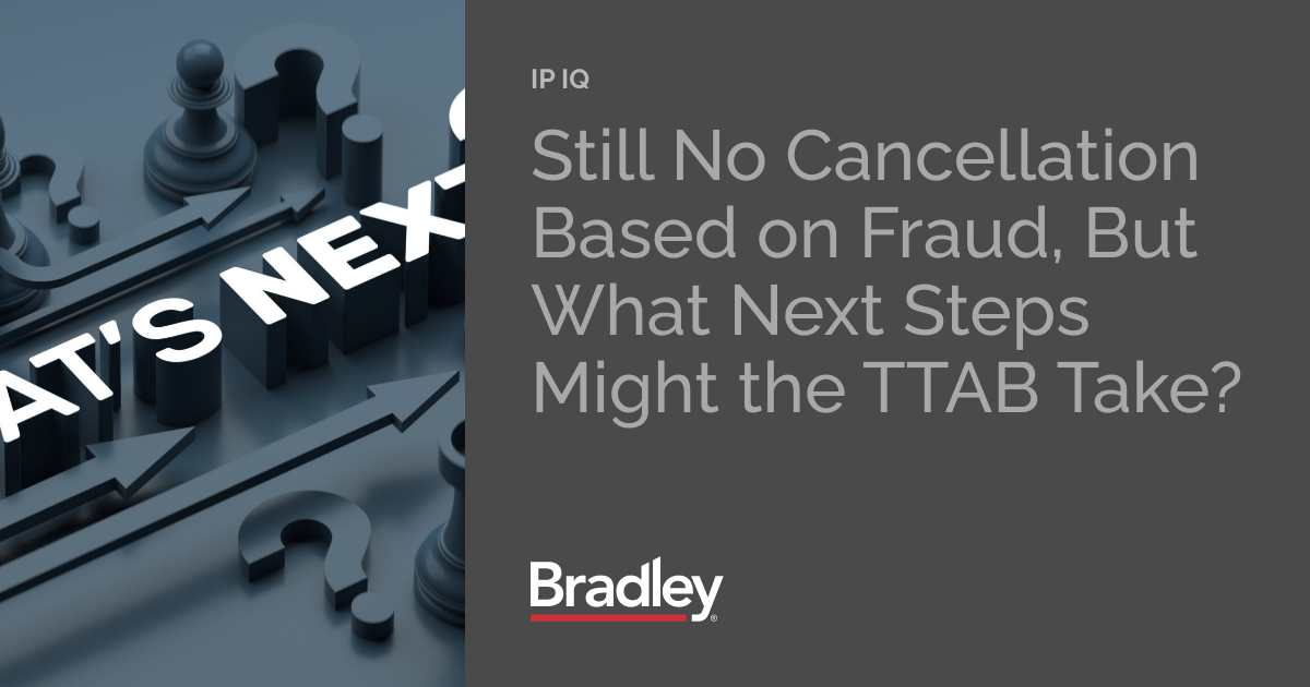 Still No Cancellation Based on Fraud, But What Next Steps Might the ...