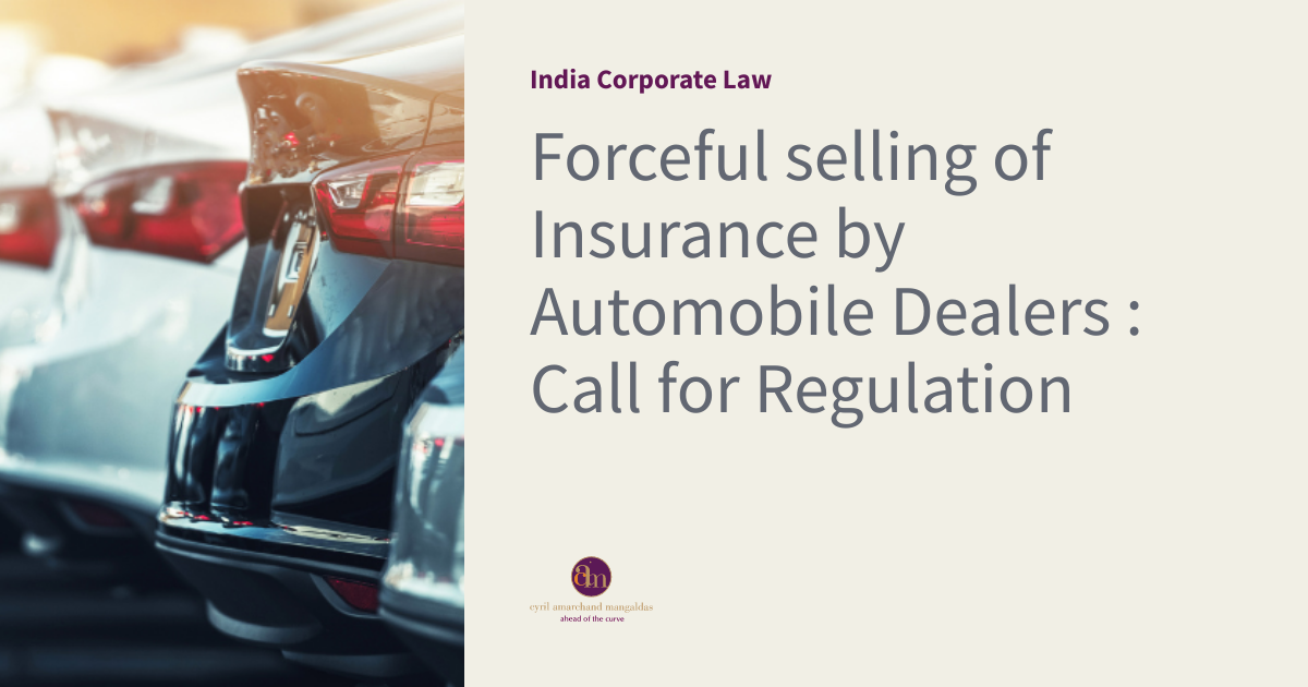 Forceful selling of Insurance by Automobile Dealers : Call for ...