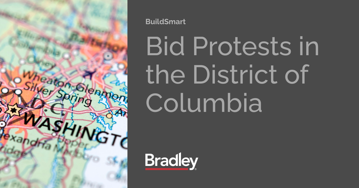 Bid Protests in the District of Columbia | BuildSmart