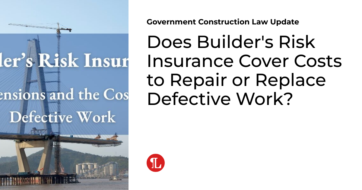 Does Builder's Risk Insurance Cover Costs to Repair or Replace ...
