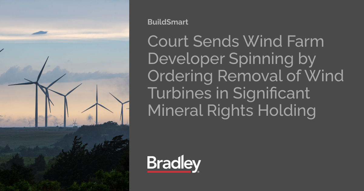 Court Sends Wind Farm Developer Spinning by Ordering Removal of Wind ...