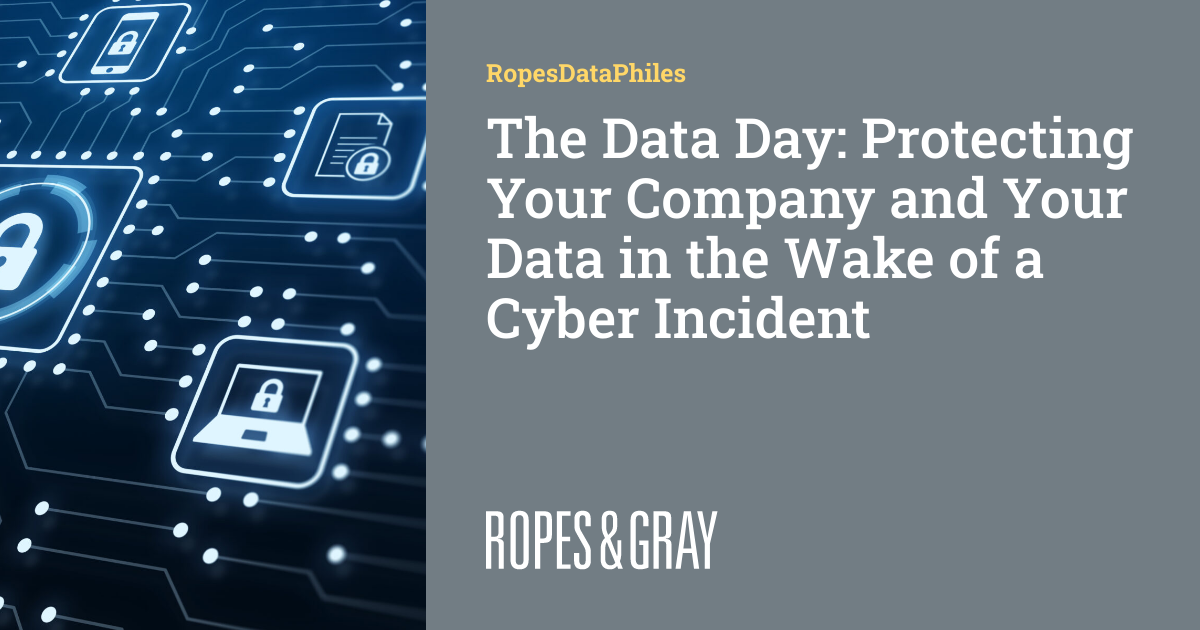 The Data Day: Protecting Your Company and Your Data in the Wake of a ...