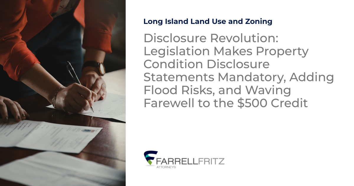 Disclosure Revolution: Legislation Makes Property Condition Disclosure ...