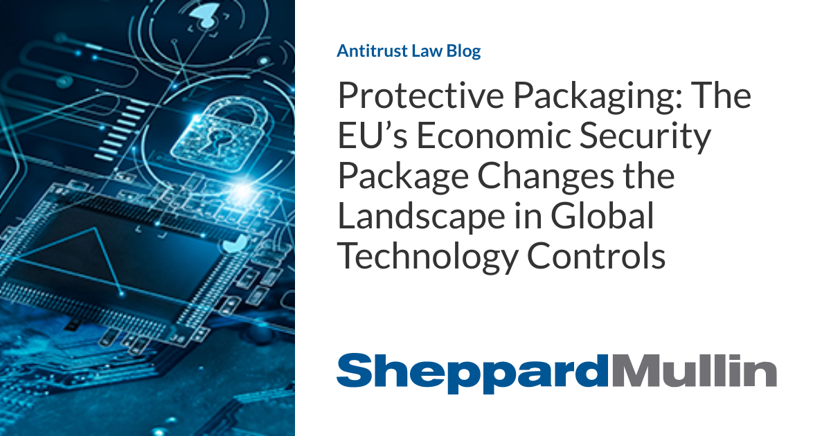Protective Packaging: The EU’s Economic Security Package Changes the ...