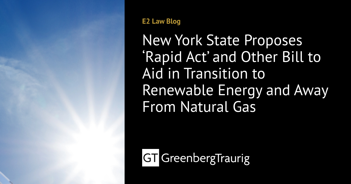 New York State Proposes ‘Rapid Act’ and Other Bill to Aid in Transition ...