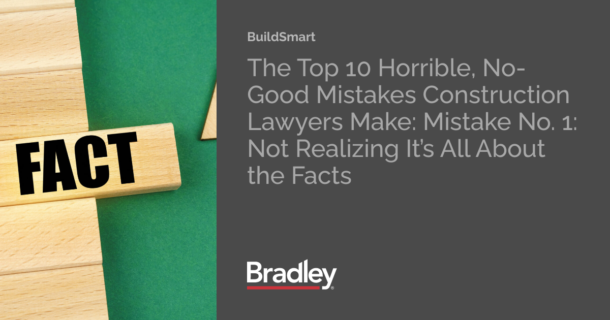 The Top 10 Horrible, No-Good Mistakes Construction Lawyers Make ...