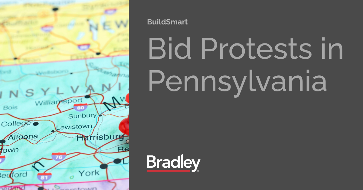 Bid Protests in Pennsylvania | BuildSmart