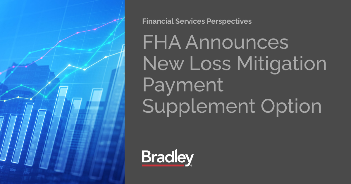 FHA Announces New Loss Mitigation Payment Supplement Option | Financial ...