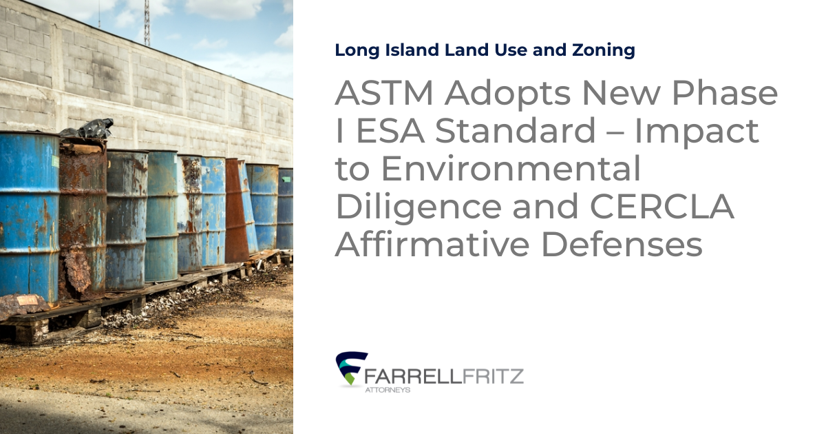 ASTM Adopts New Phase I ESA Standard – Impact to Environmental ...