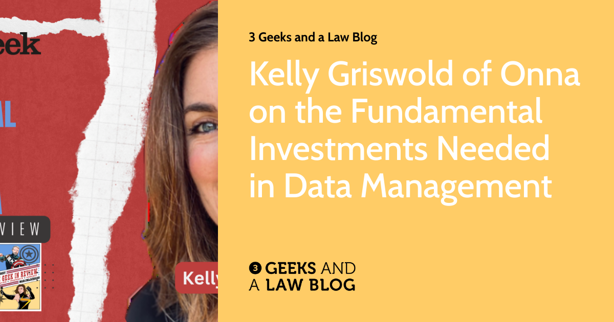 Kelly Griswold of Onna on the Fundamental Investments Needed in Data ...