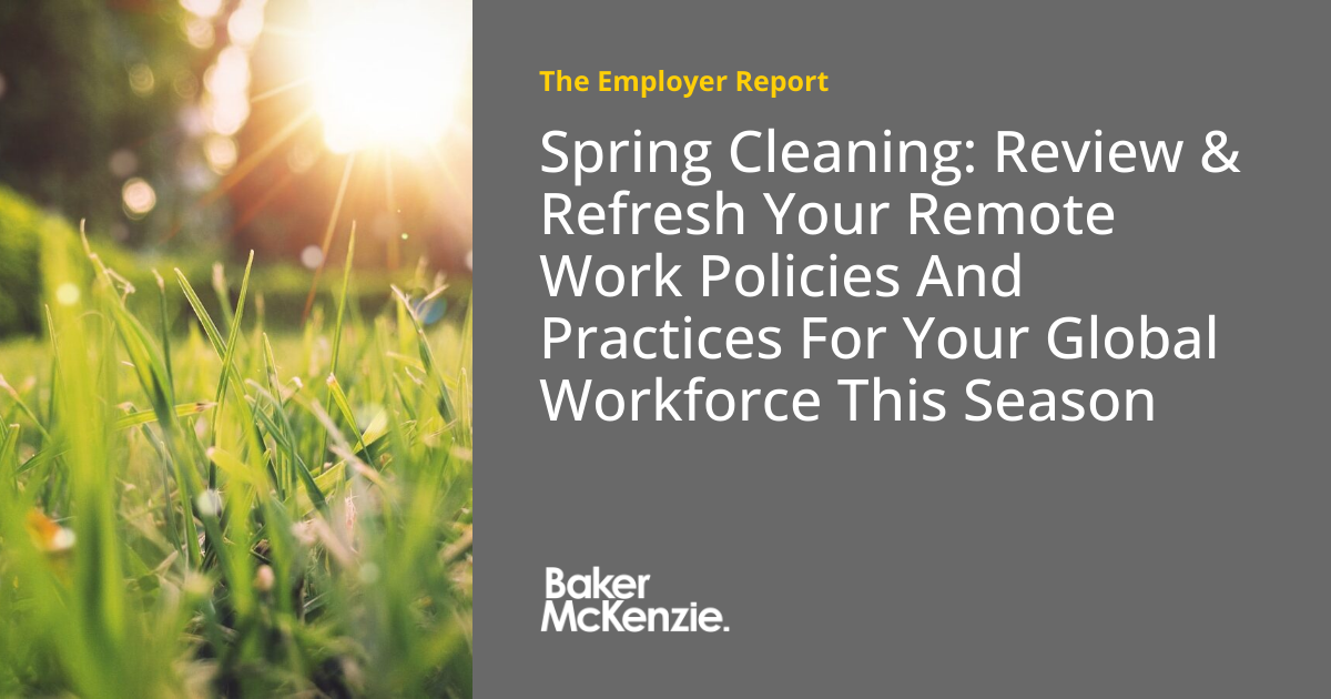 Spring Cleaning: Review & Refresh Your Remote Work Policies And ...