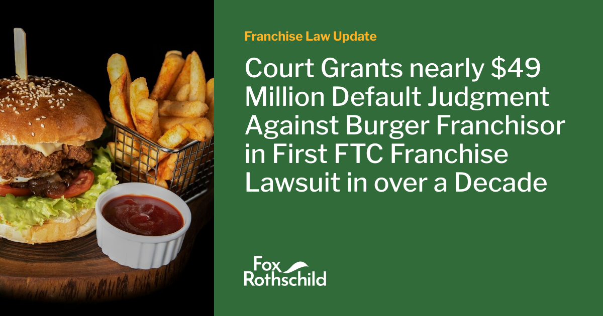Court Grants nearly $49 Million Default Judgment Against Burger ...
