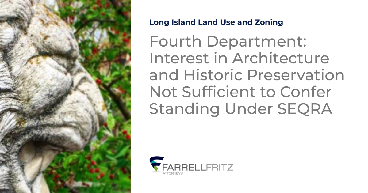 Fourth Department: Interest in Architecture and Historic Preservation ...