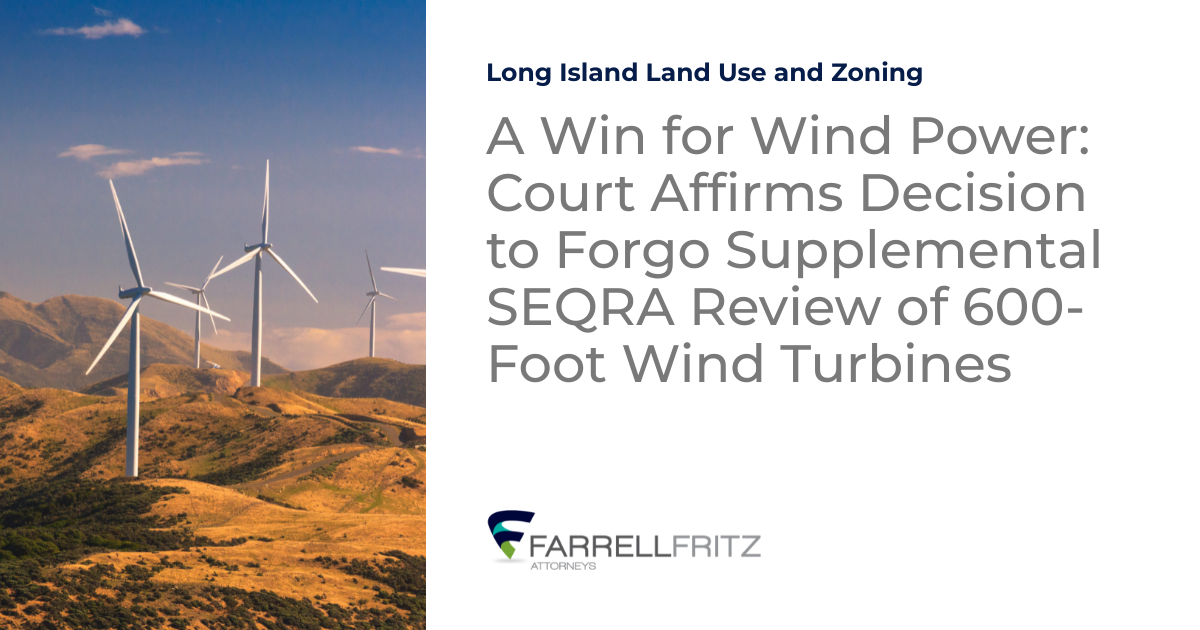 A Win for Wind Power: Court Affirms Decision to Forgo Supplemental ...