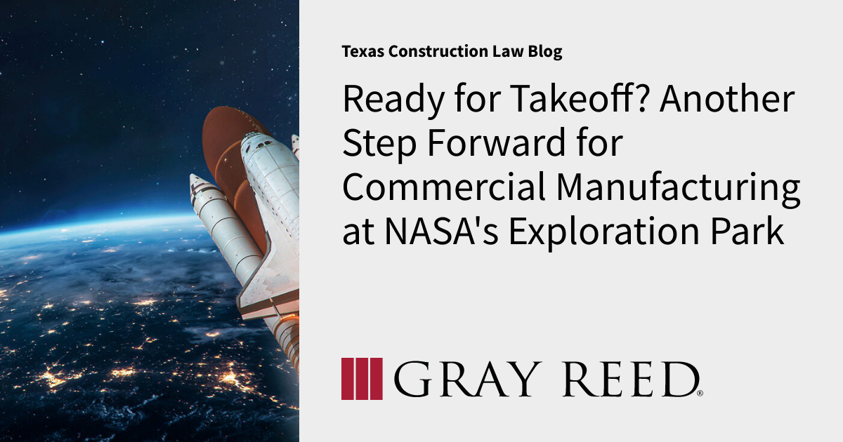 Ready for Takeoff? Another Step Forward for Commercial Manufacturing at ...