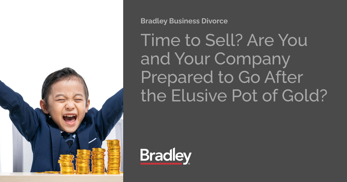 Time to Sell? Are You and Your Company Prepared to Go After the Elusive ...